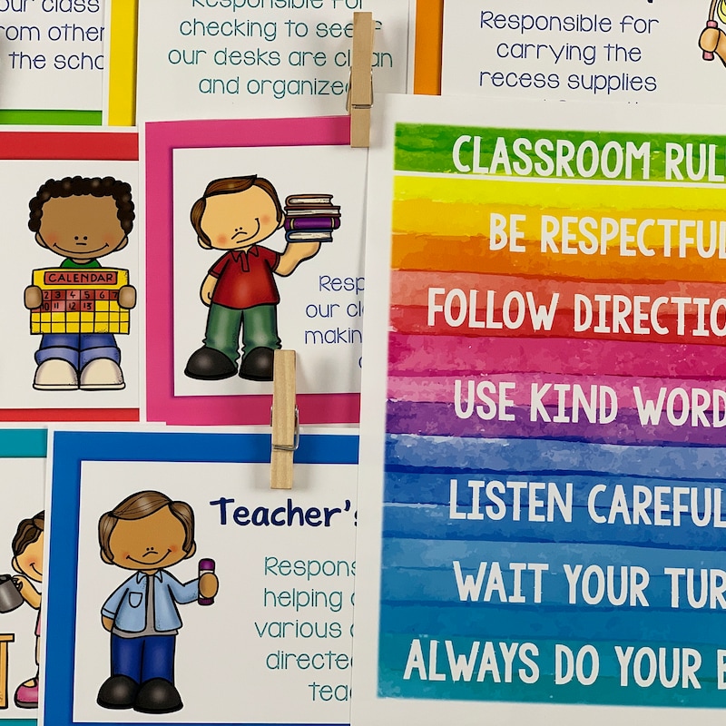 Classroom Jobs Chart - Etsy