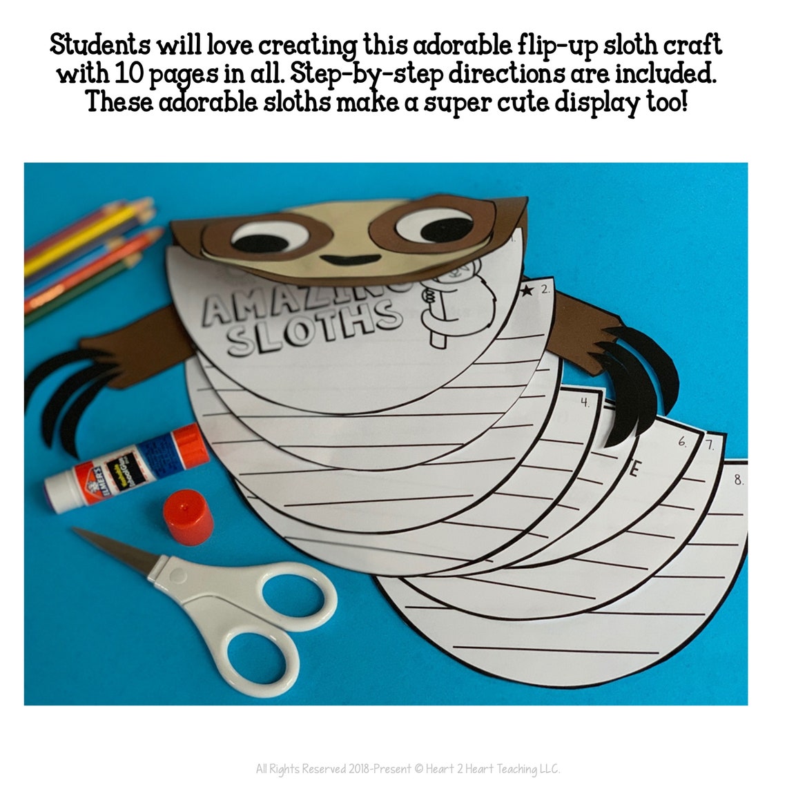 Sloth Activities for Kids Make a Sloth Craft Project Rainforest Animals ...