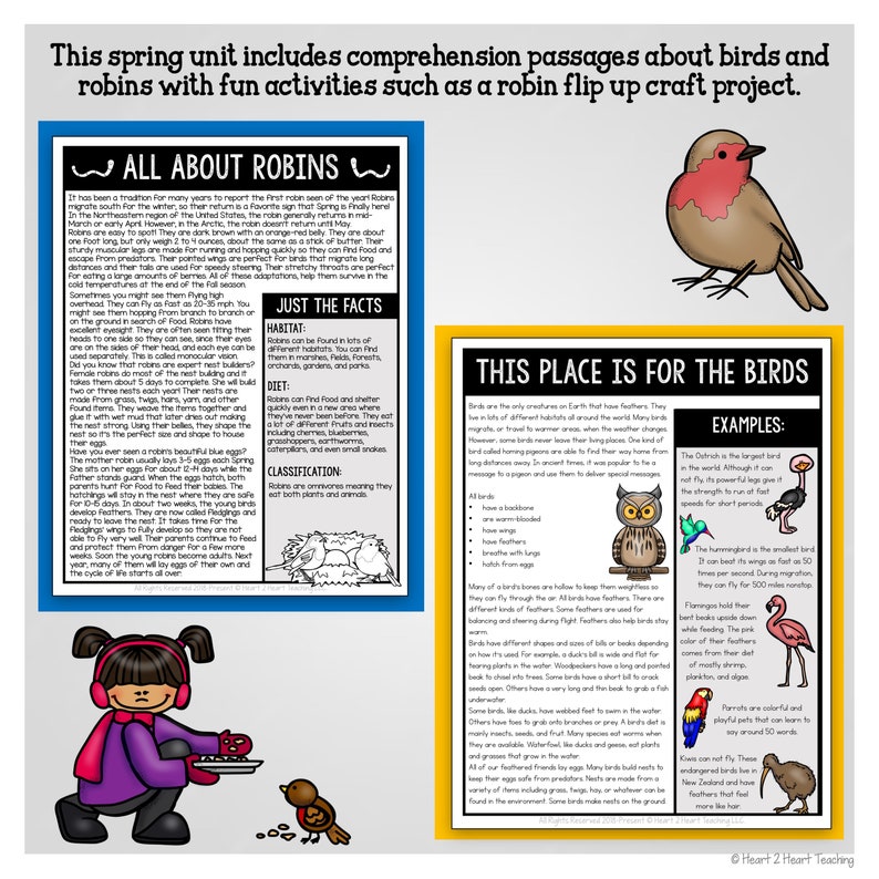Bird Printable Craft Project for Kids Make a Bird Project Robin Life ...