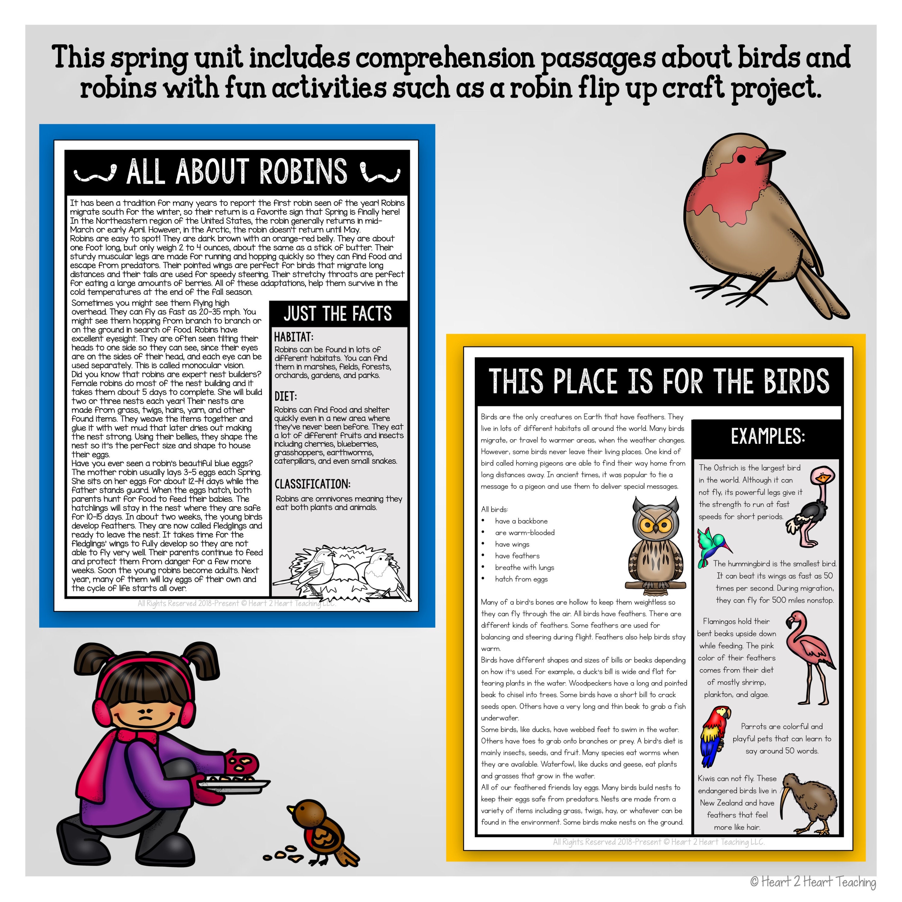 Bird Printable Craft Project for Kids Make a Bird Project Robin Life ...