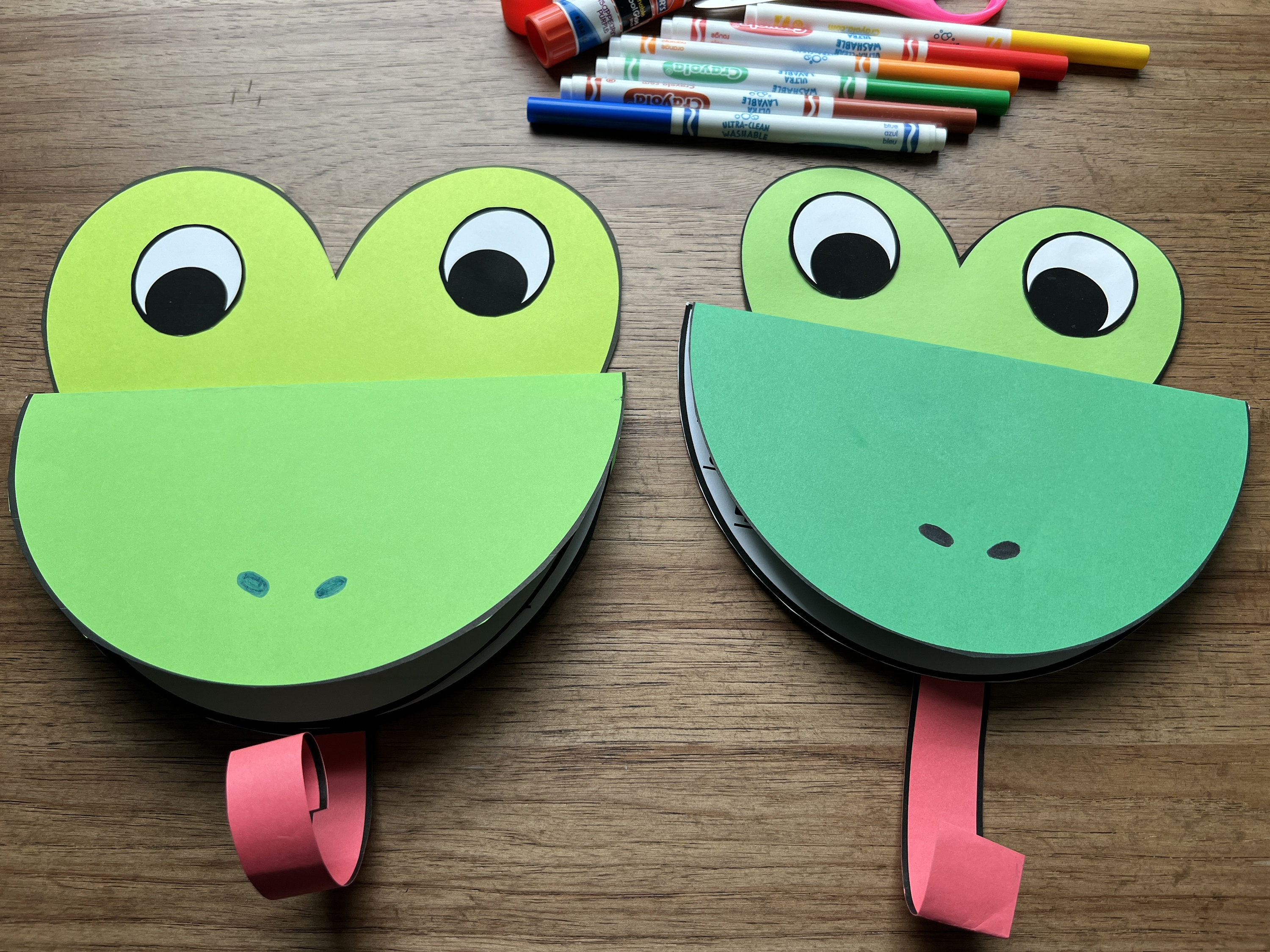 Frogs Printable Craft for Kids Build a Frog Amphibians Unit Study Pond ...