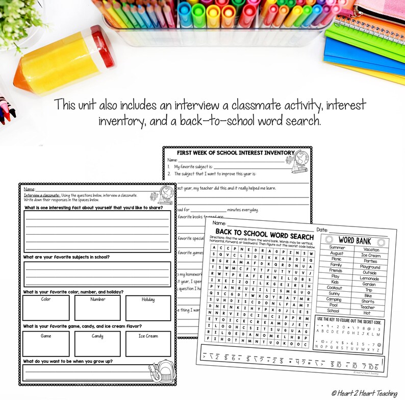 All About Me Printable Activity for Kids All About Me Poster Kids First ...