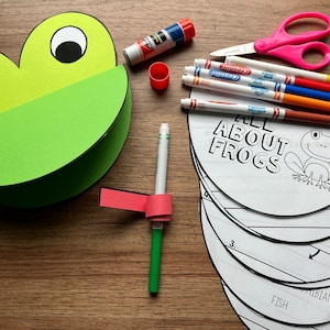 Frog Life Cycle Printable: Amphibians Unit Study (digital Download) - Etsy