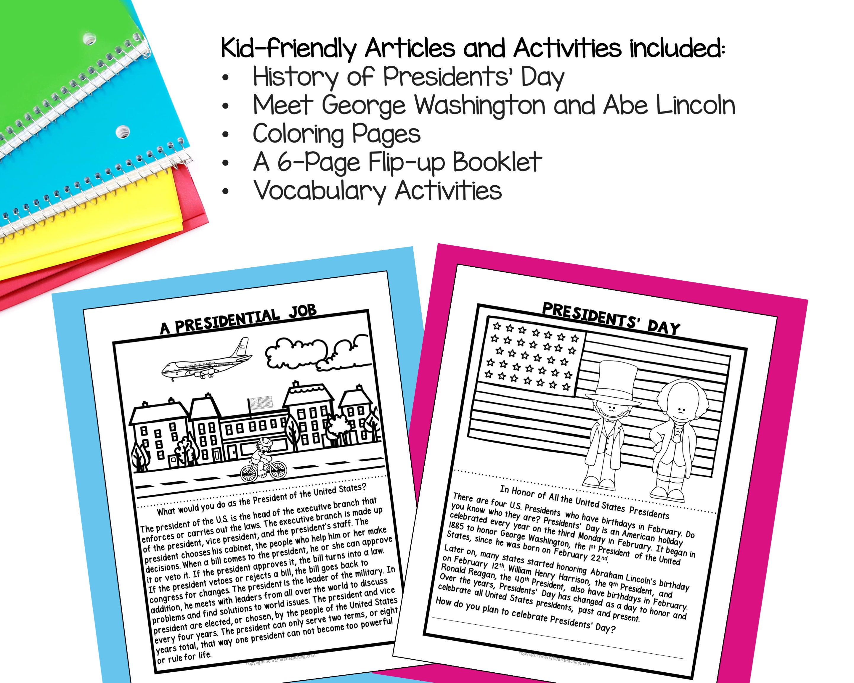 Presidents Day Printables, Presidents Day Activities for Kids ...