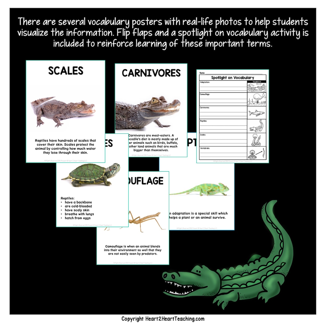 Alligator Printable Craft Crocodiles Printable Craft Alligator Unit ...