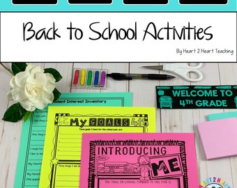 All About Me Printable Activities for 2nd Graders First Week of School ...