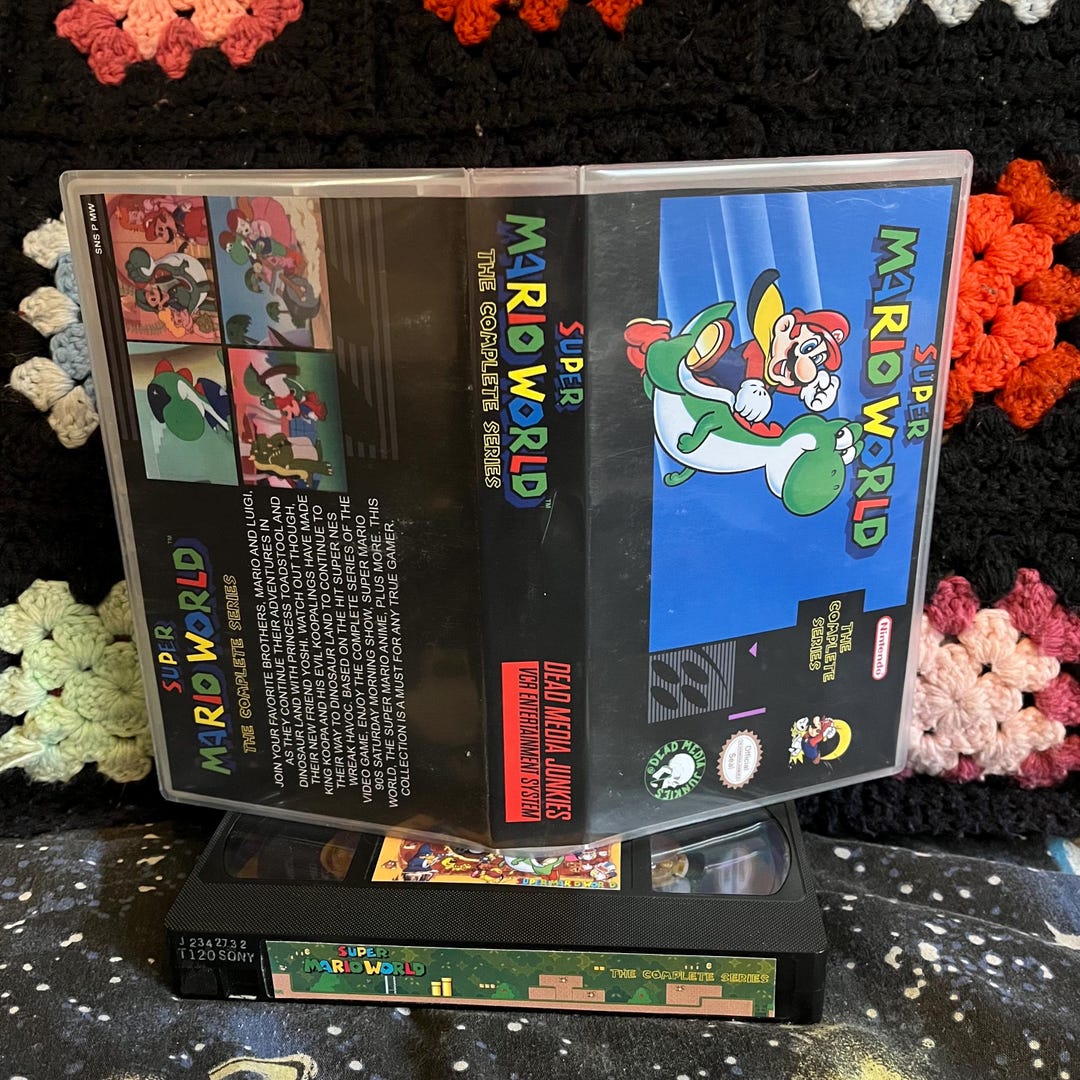 Super Mario World Complete Series VHS + More Anime Nintendo - Etsy