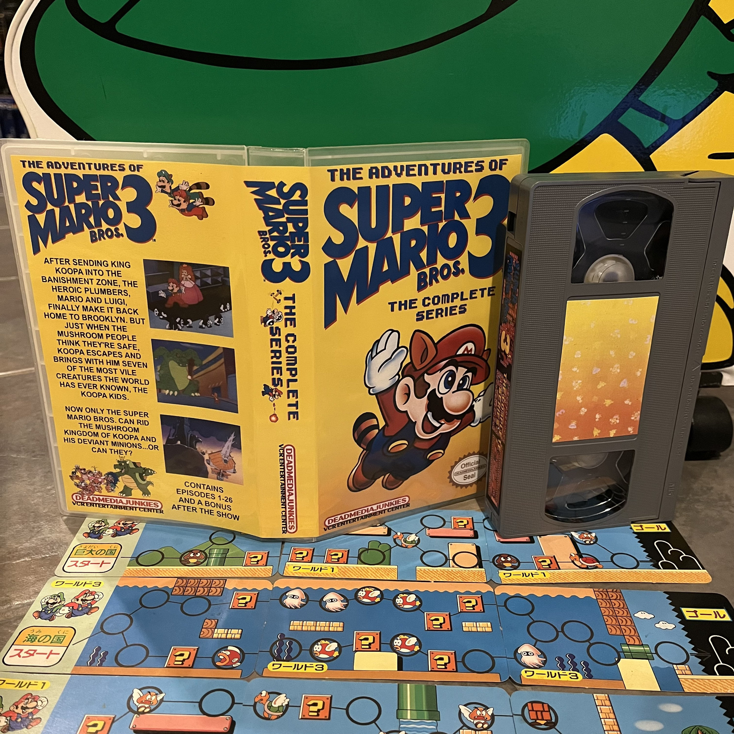 Super Mario Bros 3 Complete Series VHS Custom - Etsy UK