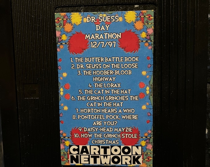 Dr Seuss Day Marathon 12/9/97 VHS Broadcast - Etsy