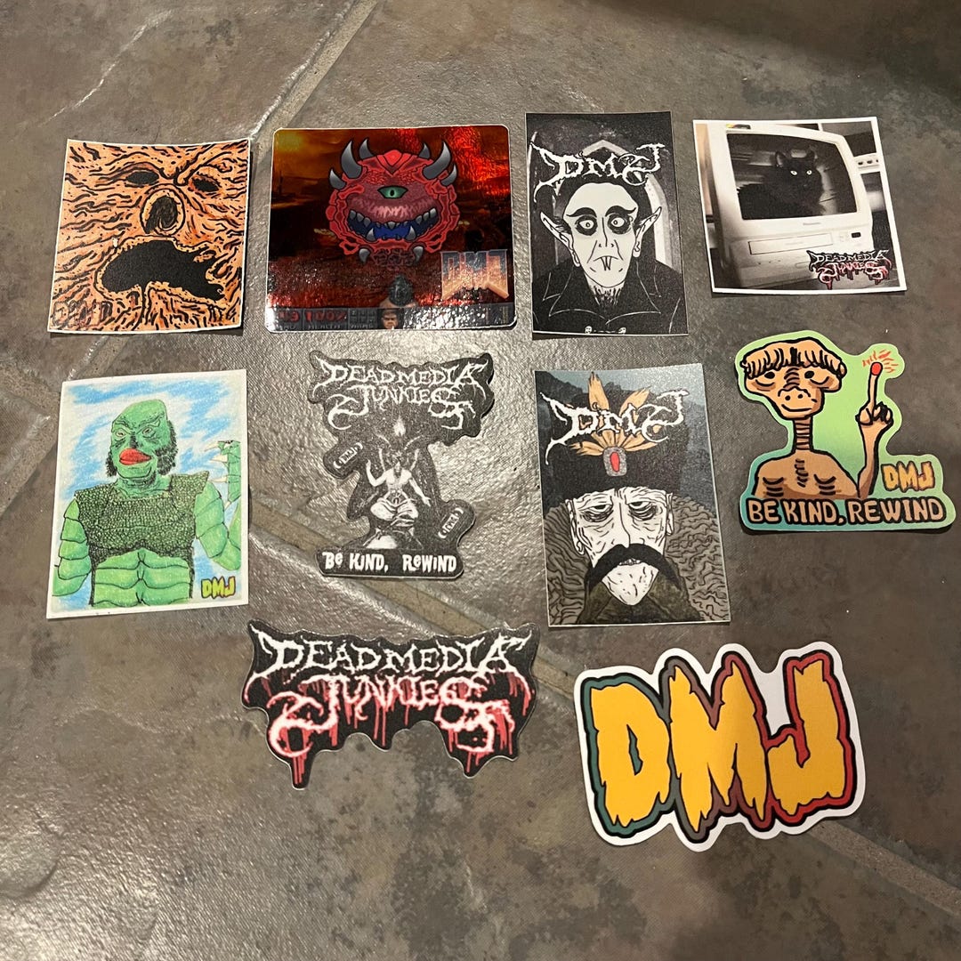 10 Dead Media Junkies Sticker Pack - Etsy