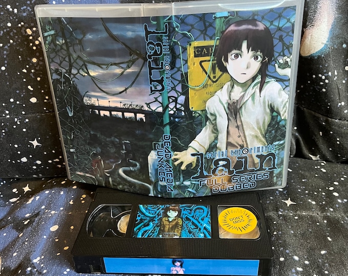 Serial Experiments Lain Custom VHS Complete Series Dubbed - Etsy