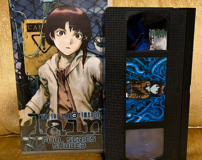 Serial Experiments Lain Complete Series VHS Subbed - Etsy