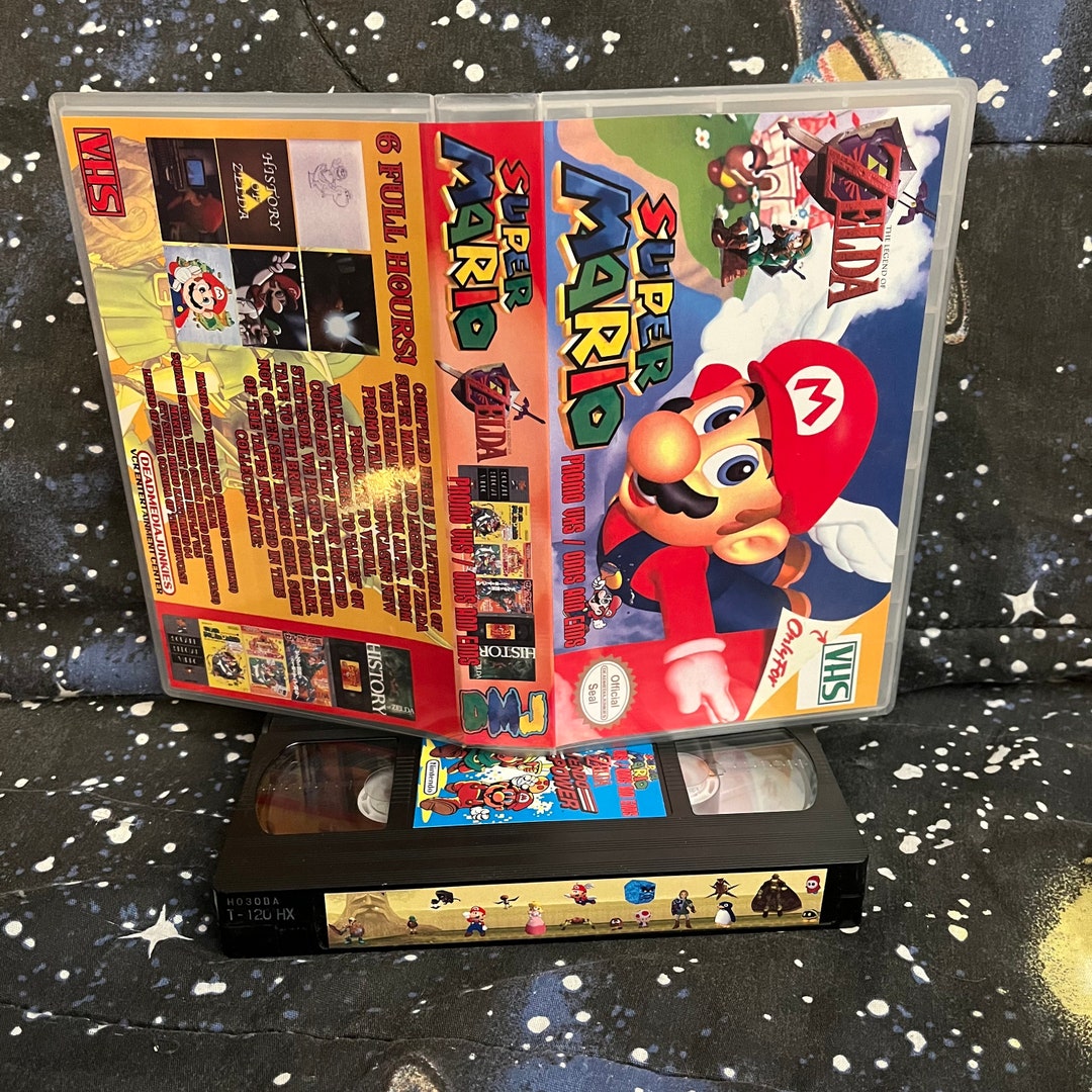 Super Mario and Legend of Zelda Promo VHS Collection - Etsy
