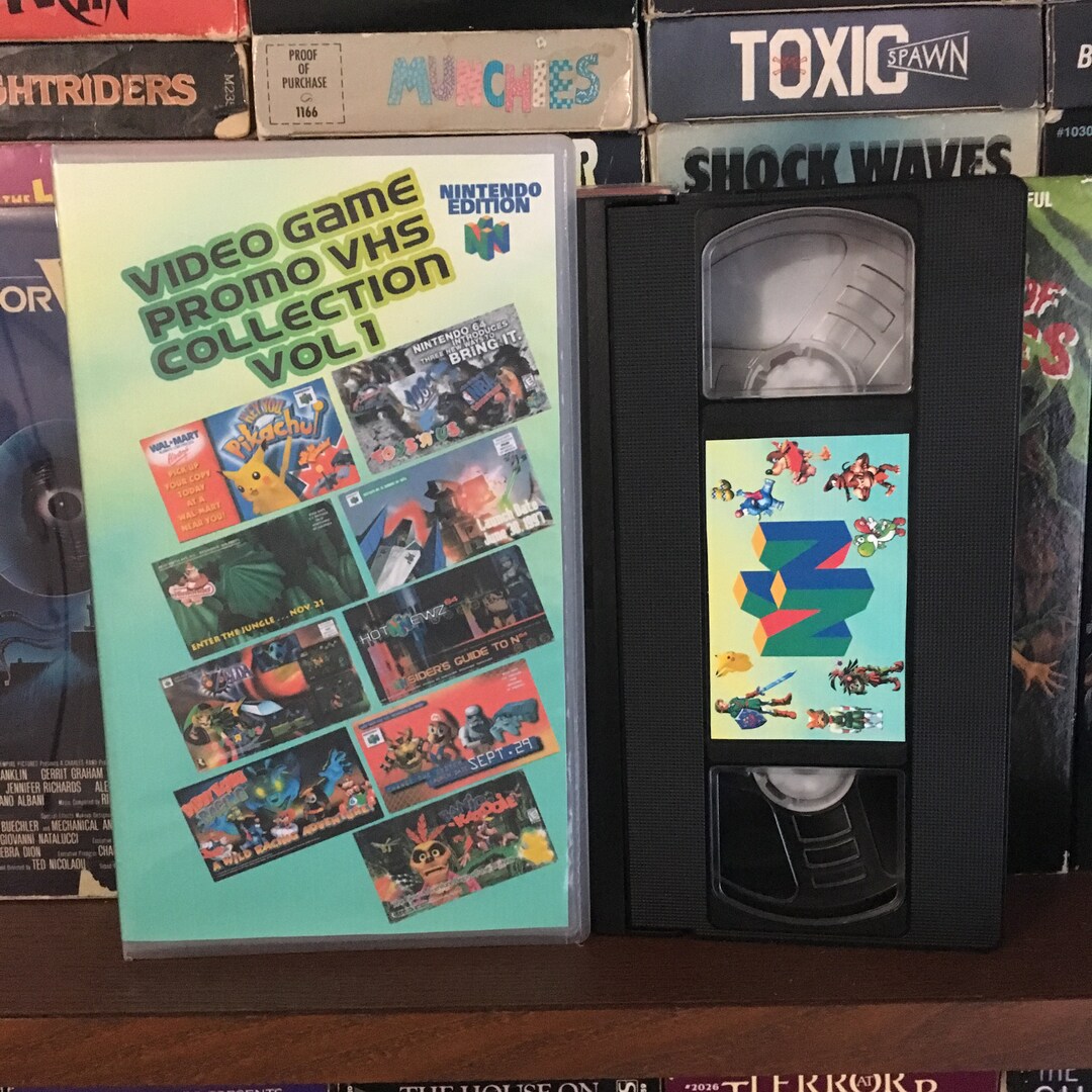 Video Game Promo VHS Collection Nintendo Edition Vol 1 - Etsy