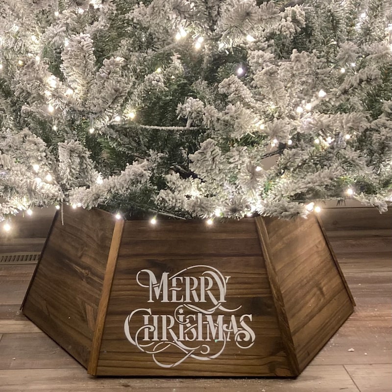 Christmas Tree Box Skirt - Etsy