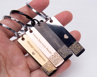 Spotify Qr Code Keychain - Etsy