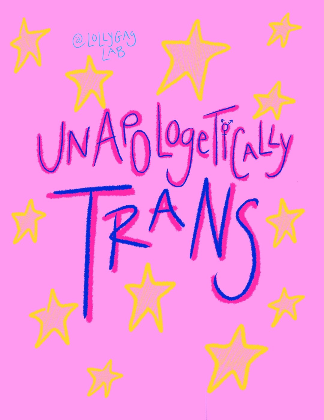 Unapologetically Trans Print - Etsy