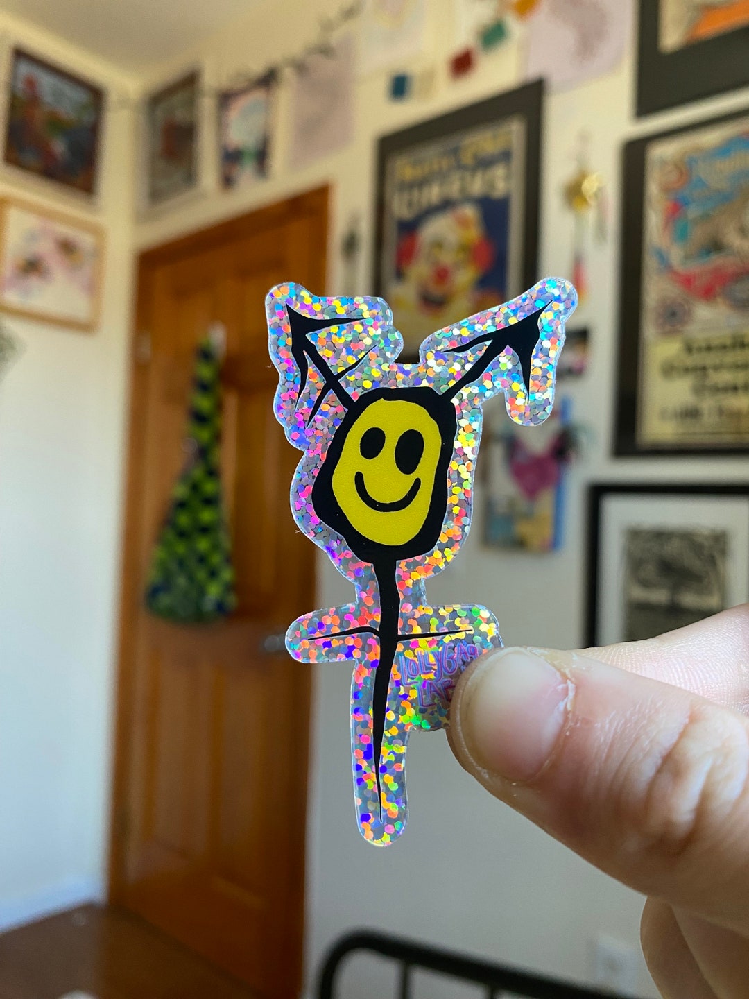 Transgender Glitter Sticker - Etsy