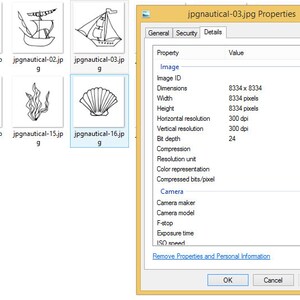 23 Nautical Doodles Bundle, Vector Pack, Ocean Clipart, Nautical ...