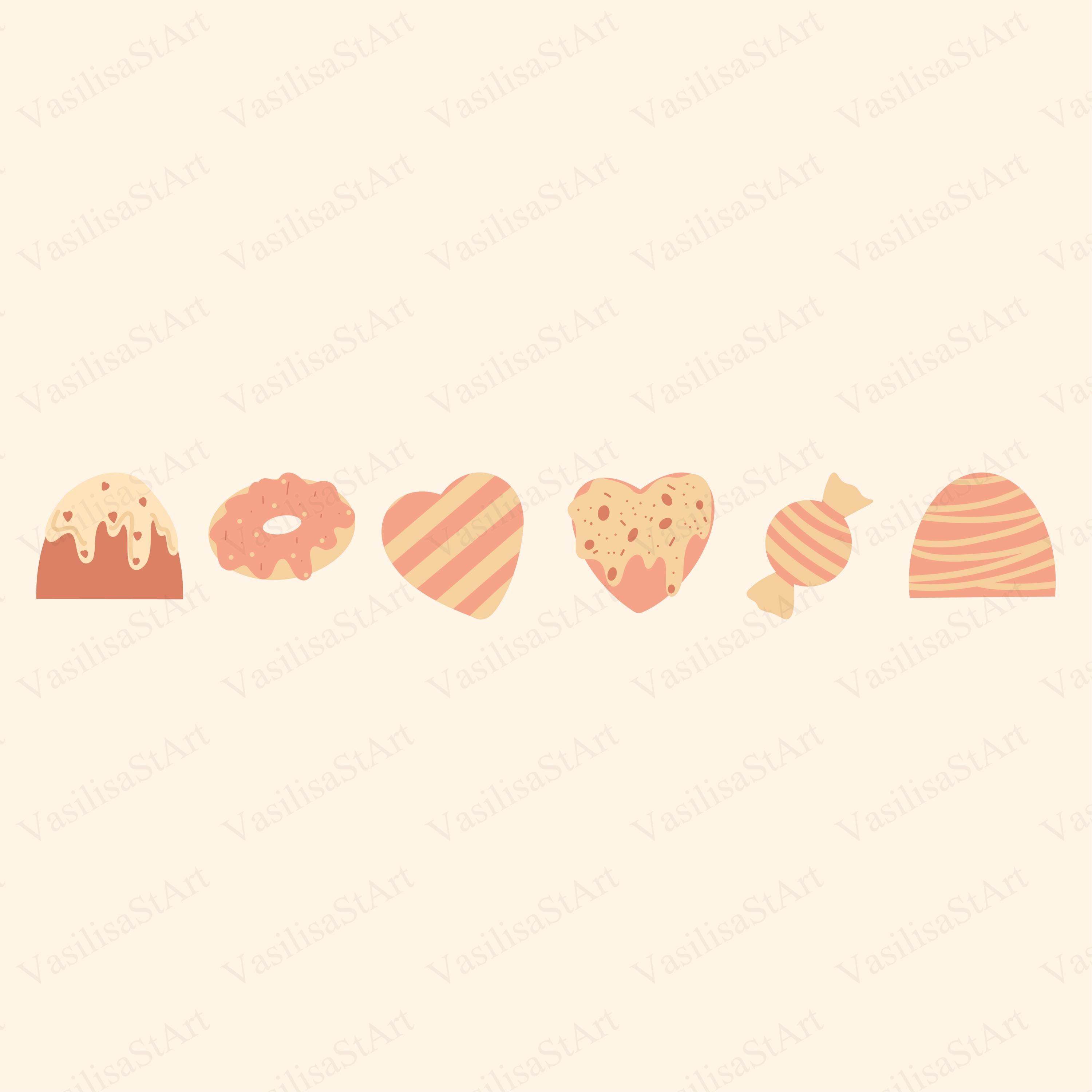Pastel Love Clipart, Valentines Clipart, Love Wedding Invitation, Love ...