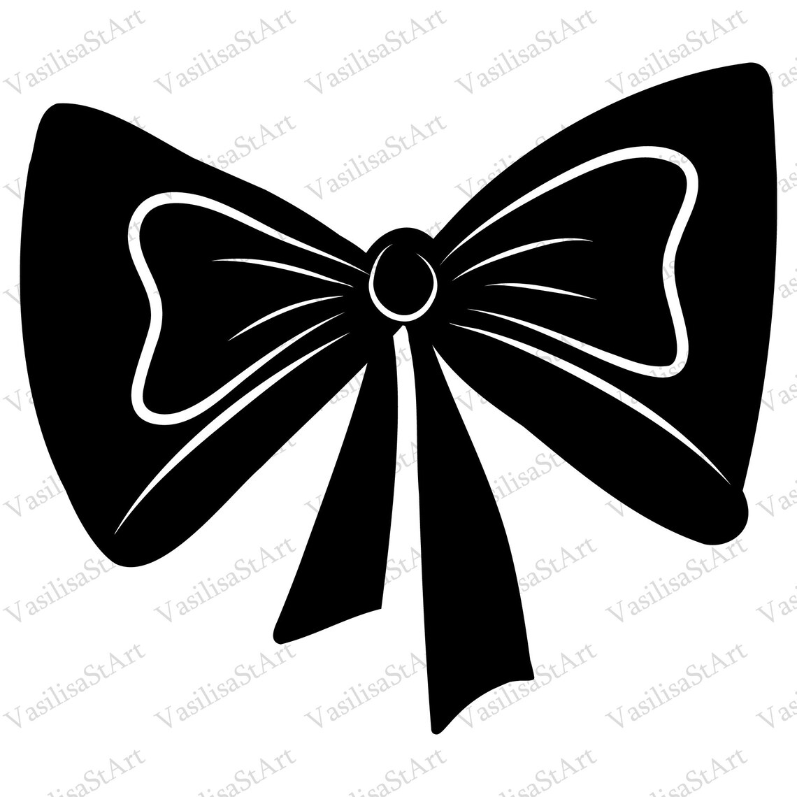 50 Hand Drawn Bow Ties Clip Art, Svg Png Eps Illustrations, Ribbon Bows ...