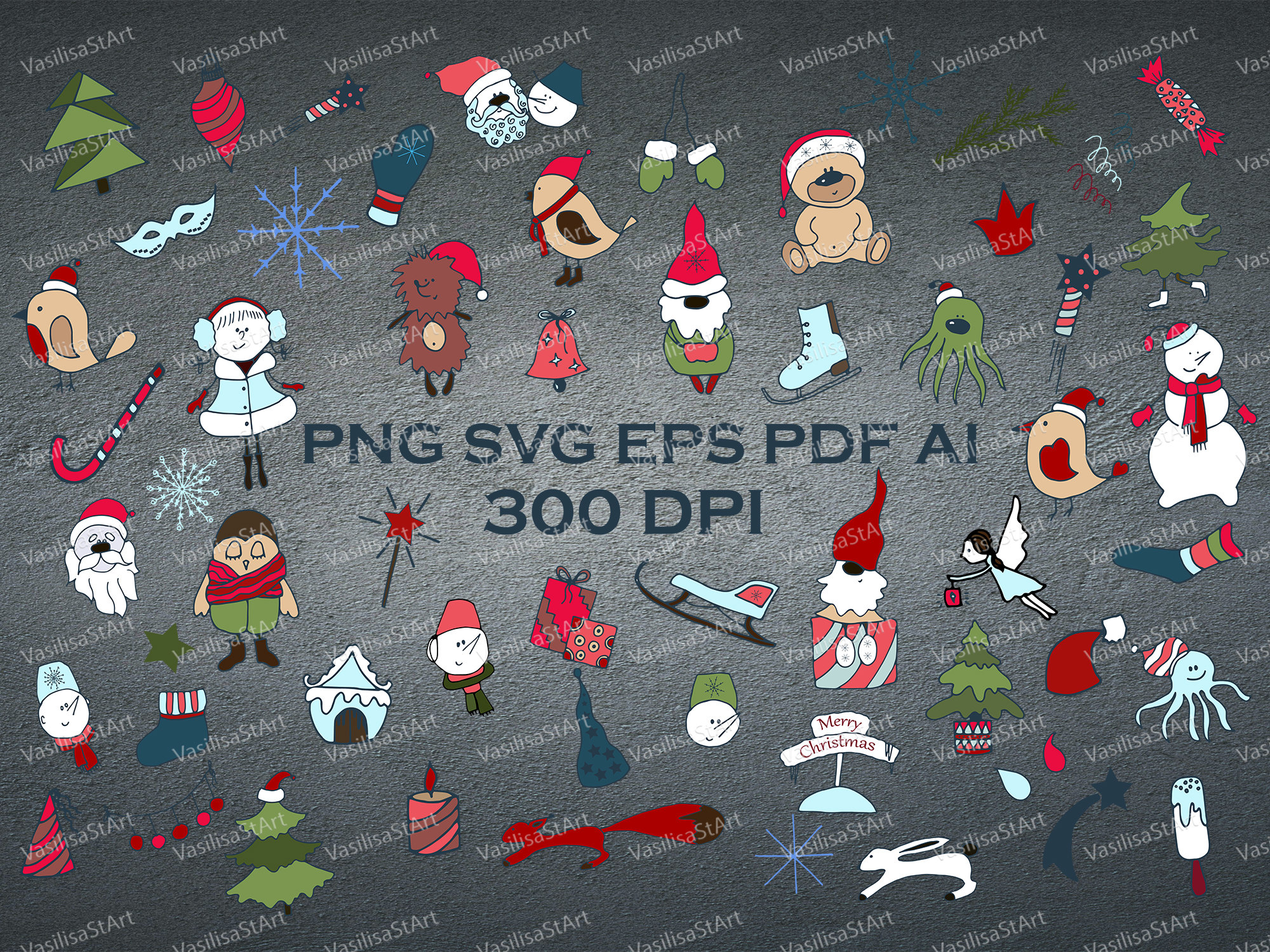 Winter Pack, Winter Clipart, New Year Clipart, Christmas Clipart ...