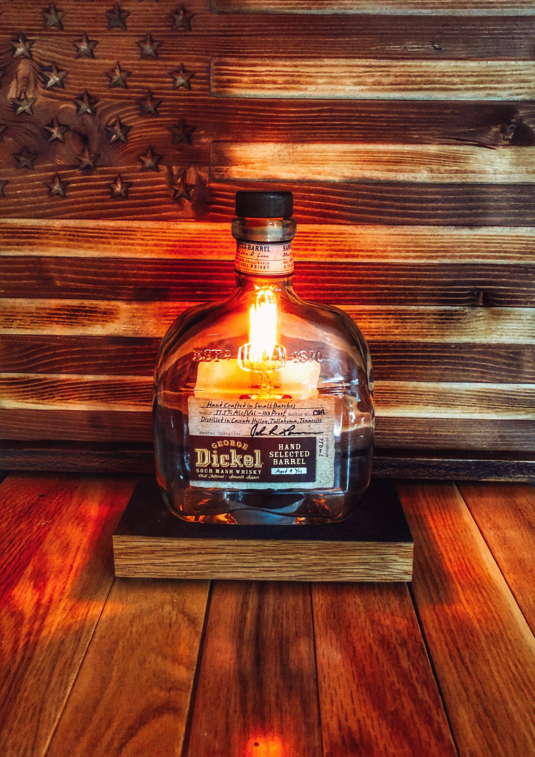 Bourbon Barrel Base Lamps - Etsy