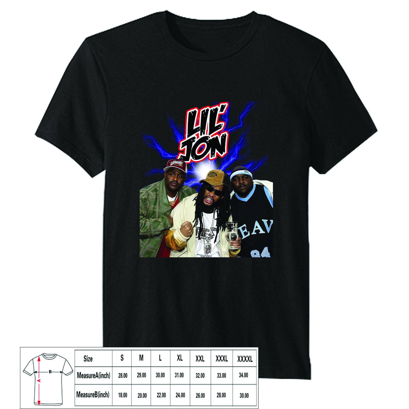 Lil Jon Kings of Crunk New Gildan T-shirt USA Size - Etsy