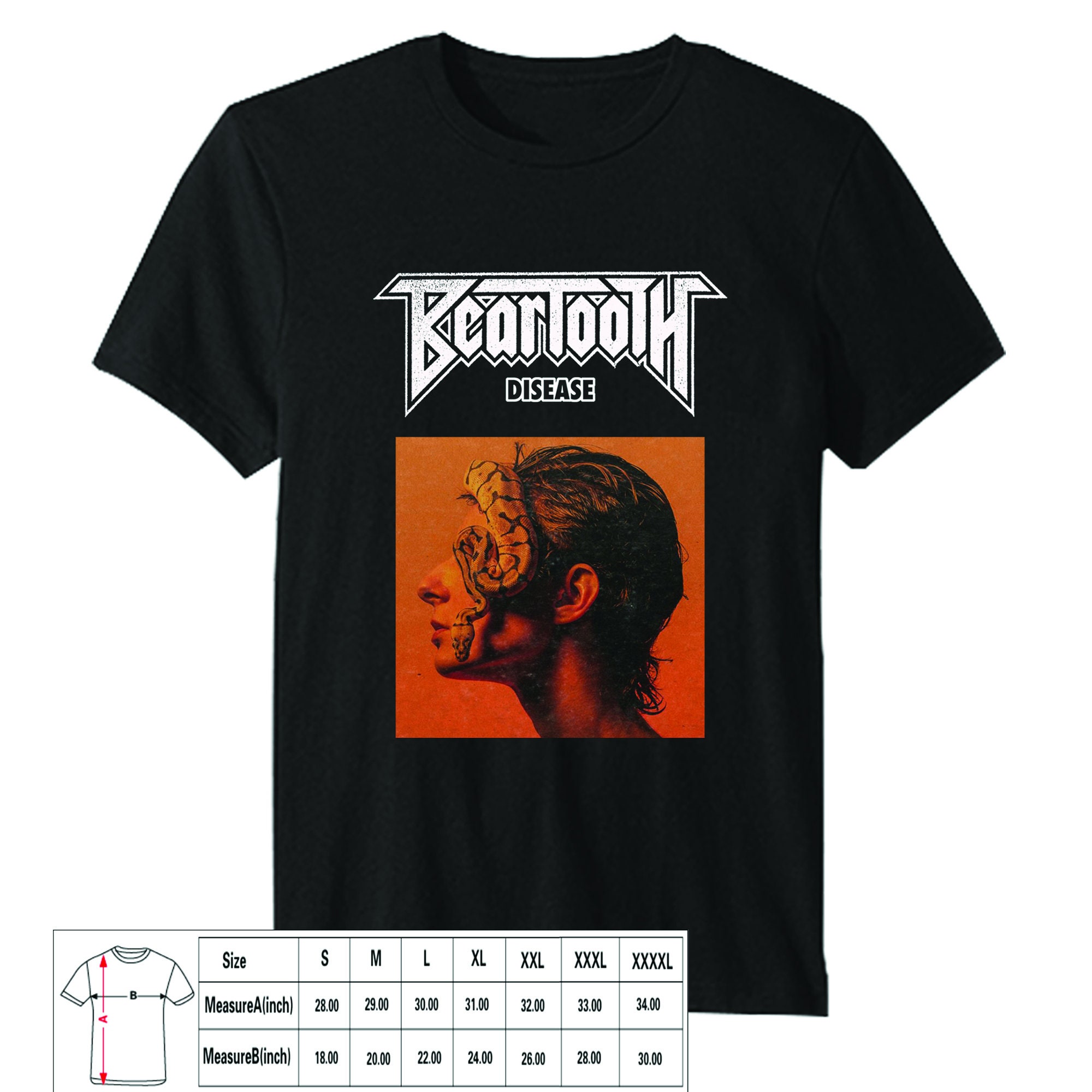 Beartooth Hardcore Punk Band New Gildan T-shirt USA Size - Etsy