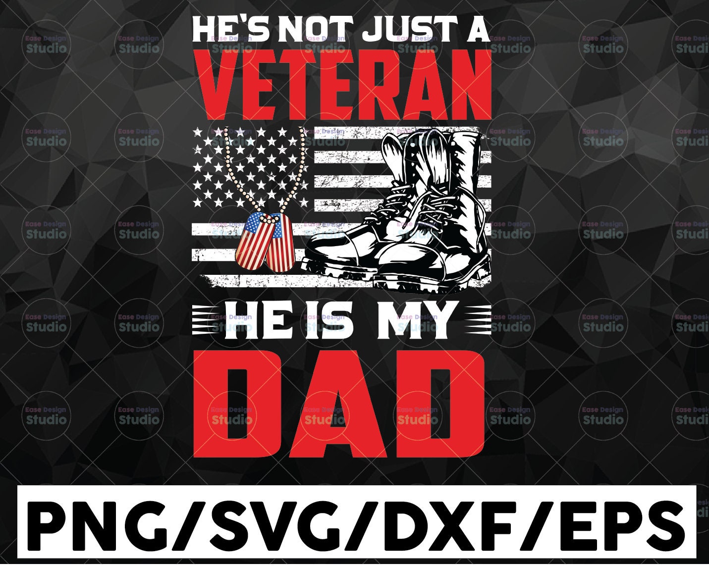 He's Not Just A Veteran He Is My Dad svg Father's Day | Etsy He's Not Just A Veteran He Is My Dad svg Father's Day | Etsy