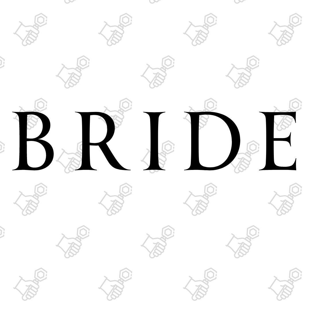 Bride SVG Download - Etsy