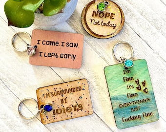 Adult Humor Keychains - Etsy