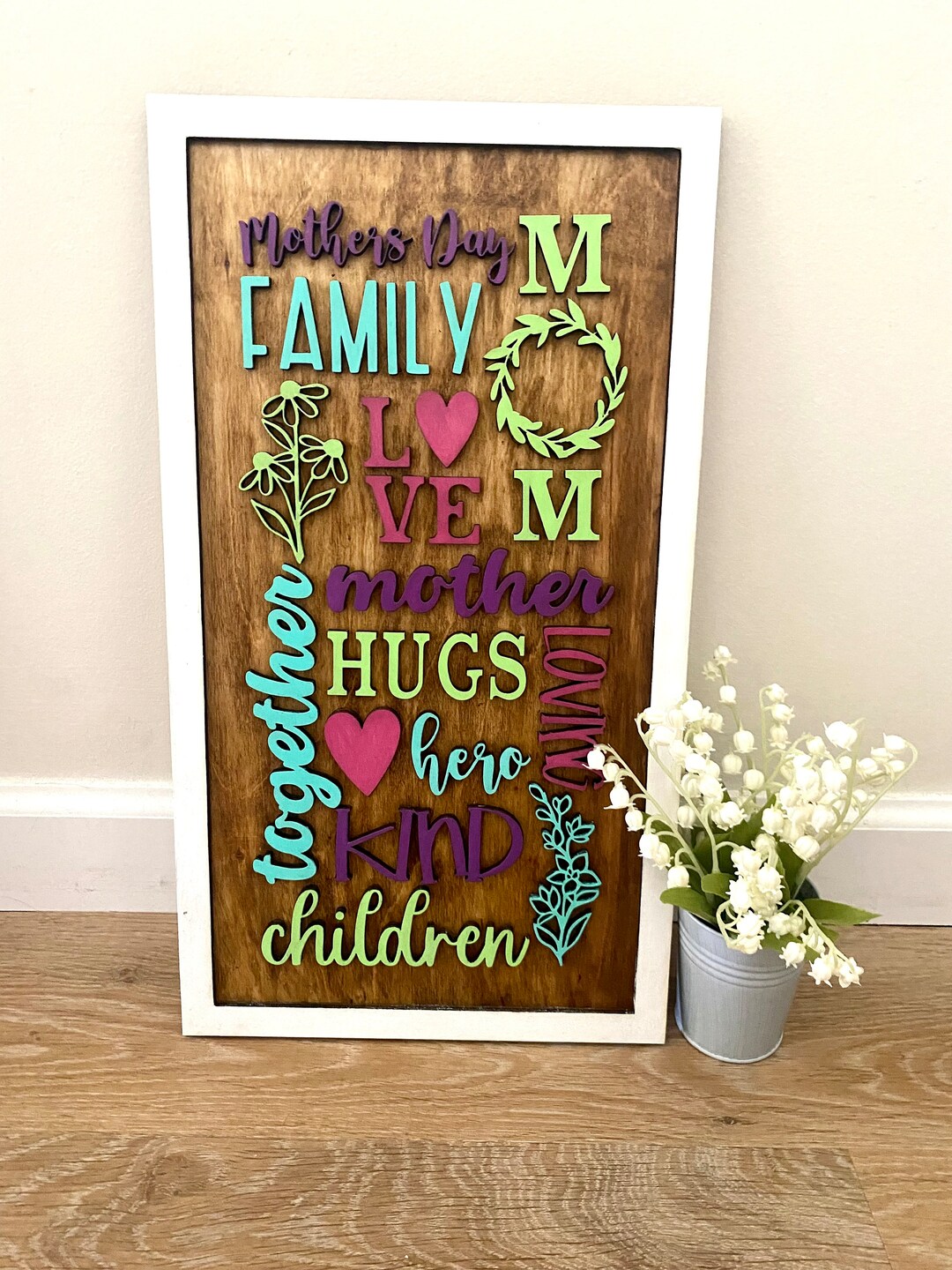 Mother's Day Wood Sign, Encouraging & Inspirational Sign for Mom, Gift ...