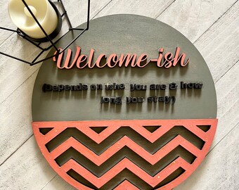 Sarcastic Door Sign - Etsy