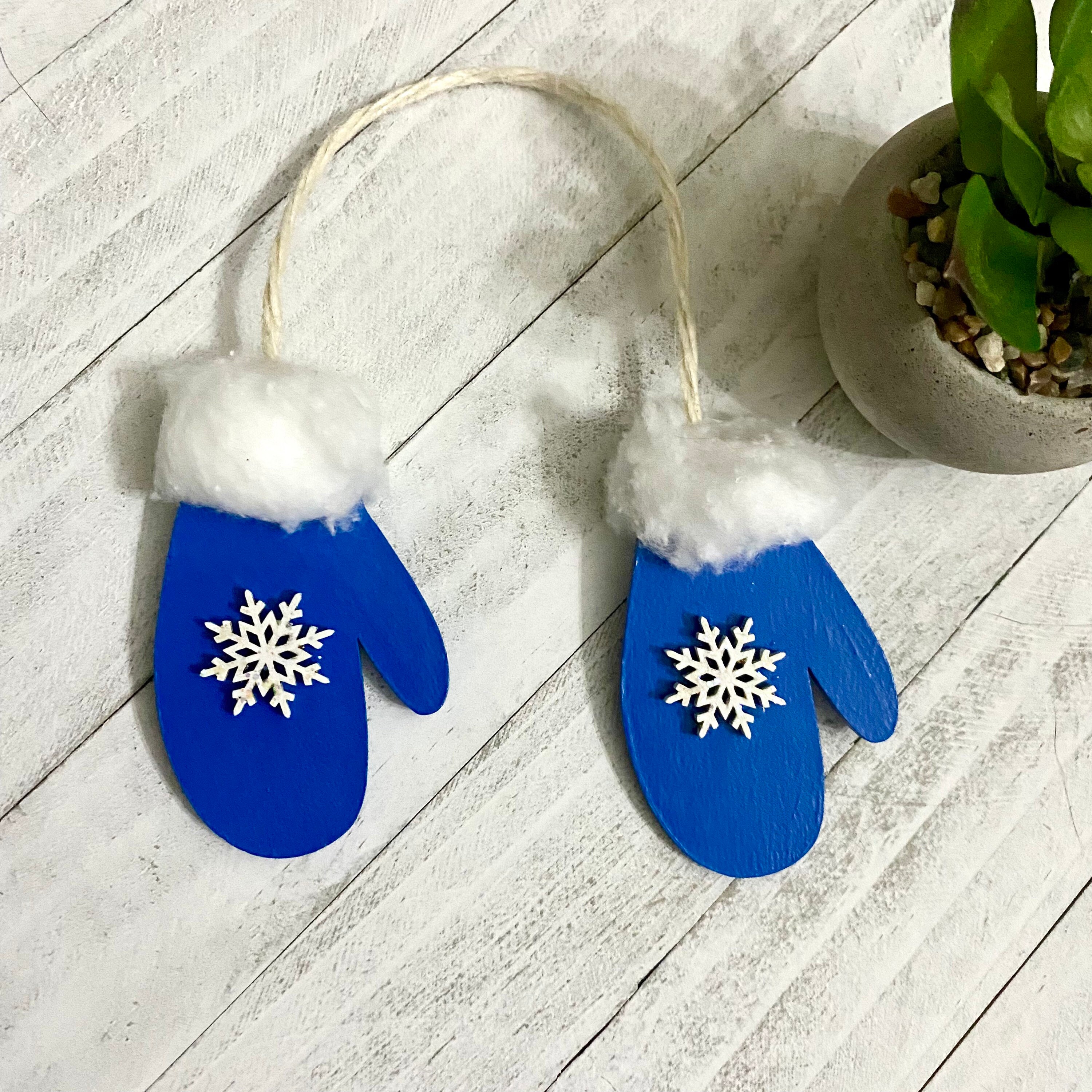 Christmas Trees Home Décor Winter Tier Tray Décor Xmas Tree Decor Blue ...