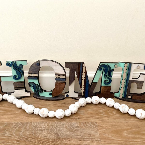 Farmhouse Letters - Etsy