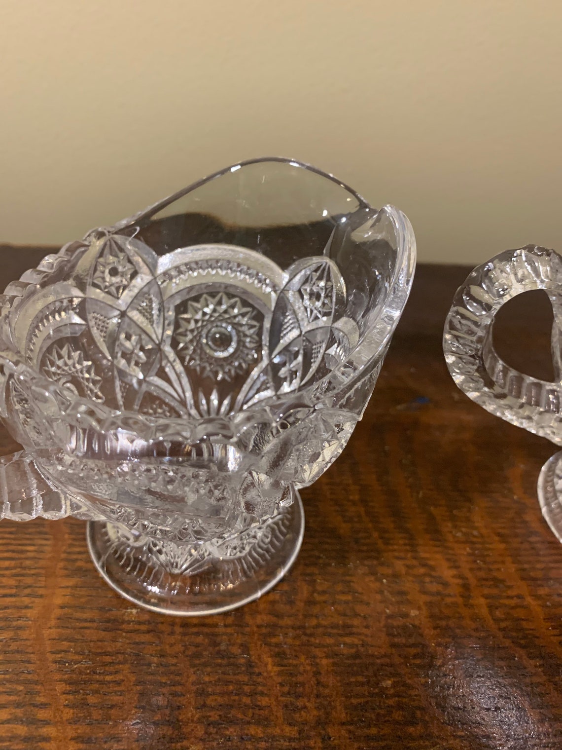 Antique EAPG Imperial Glass No. 402 Fashion Sugar & Creamer Set C. 1908 ...