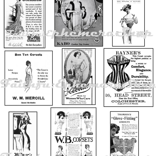 Vintage Lingerie Ad - Etsy