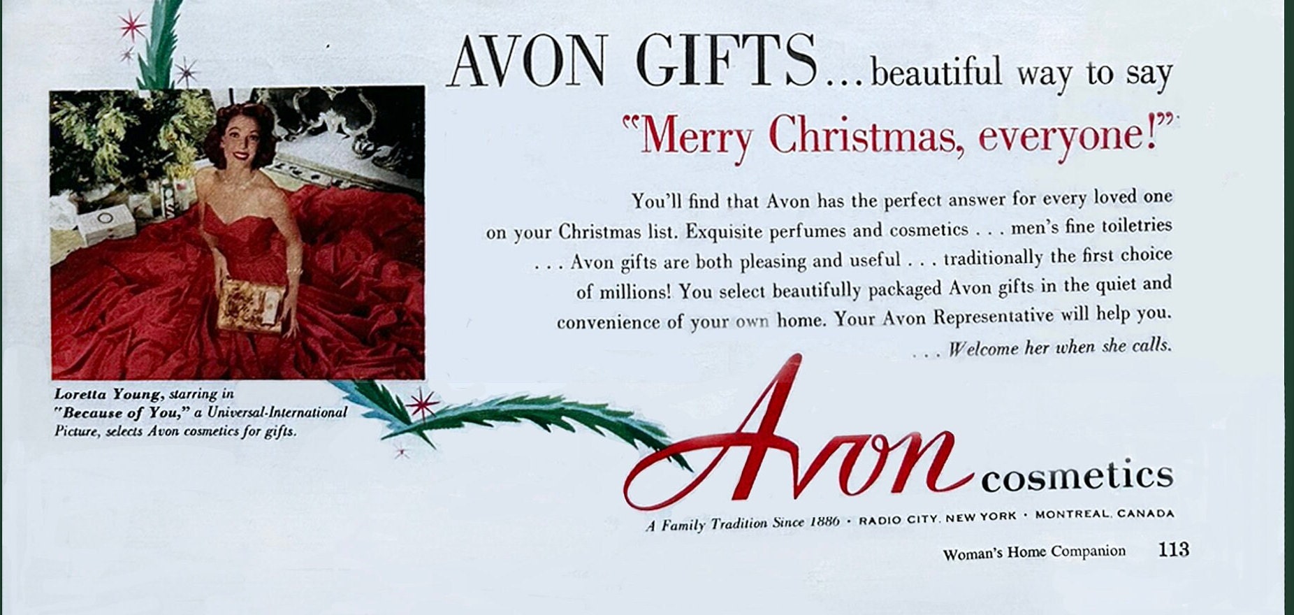 1950s Avon Ad, Vintage Magazine Perfume Advertising, Hair Salon Decor ...