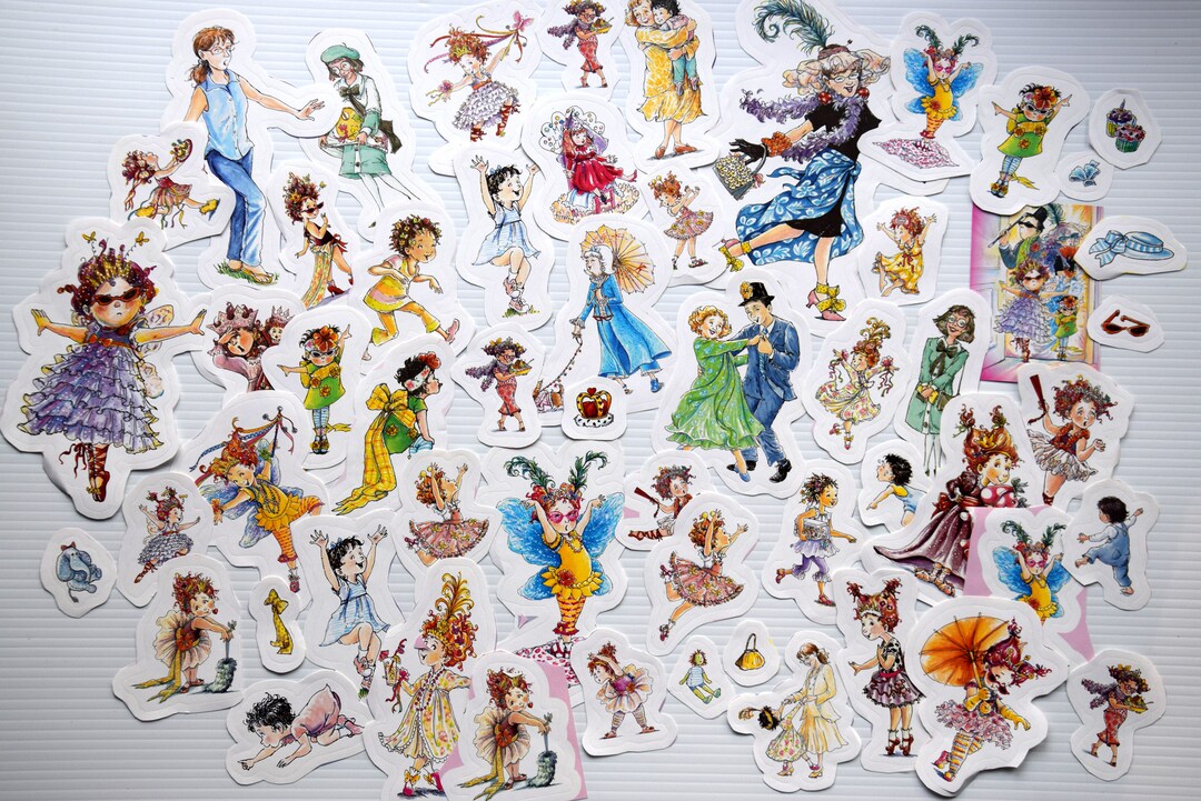Vintage Fancy Nancy Stickers for Junk Journals and Scrapbooking ...