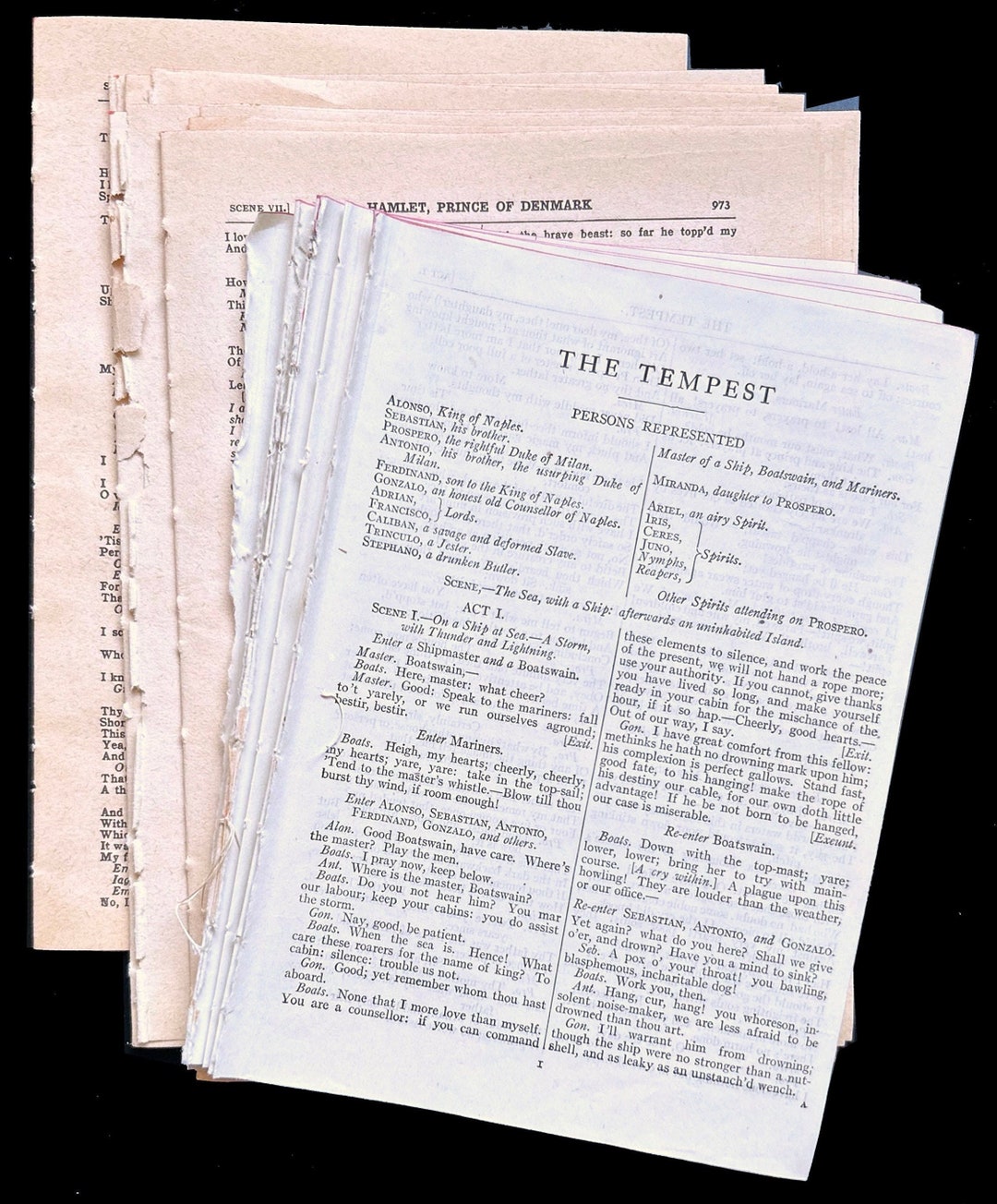 William Shakespeare Print Pages, Old Book Pages, Antique Book Pages ...