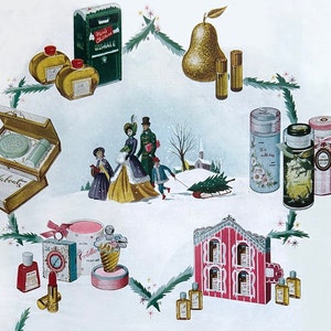 1950s Avon Ad, Vintage Magazine Perfume Advertising, Hair Salon Decor ...