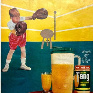 Tang Ad, 1961 Vintage Magazine Ad, Vintage Advertising Print, Magazine ...
