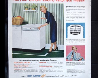 Washing Machine Print - Etsy