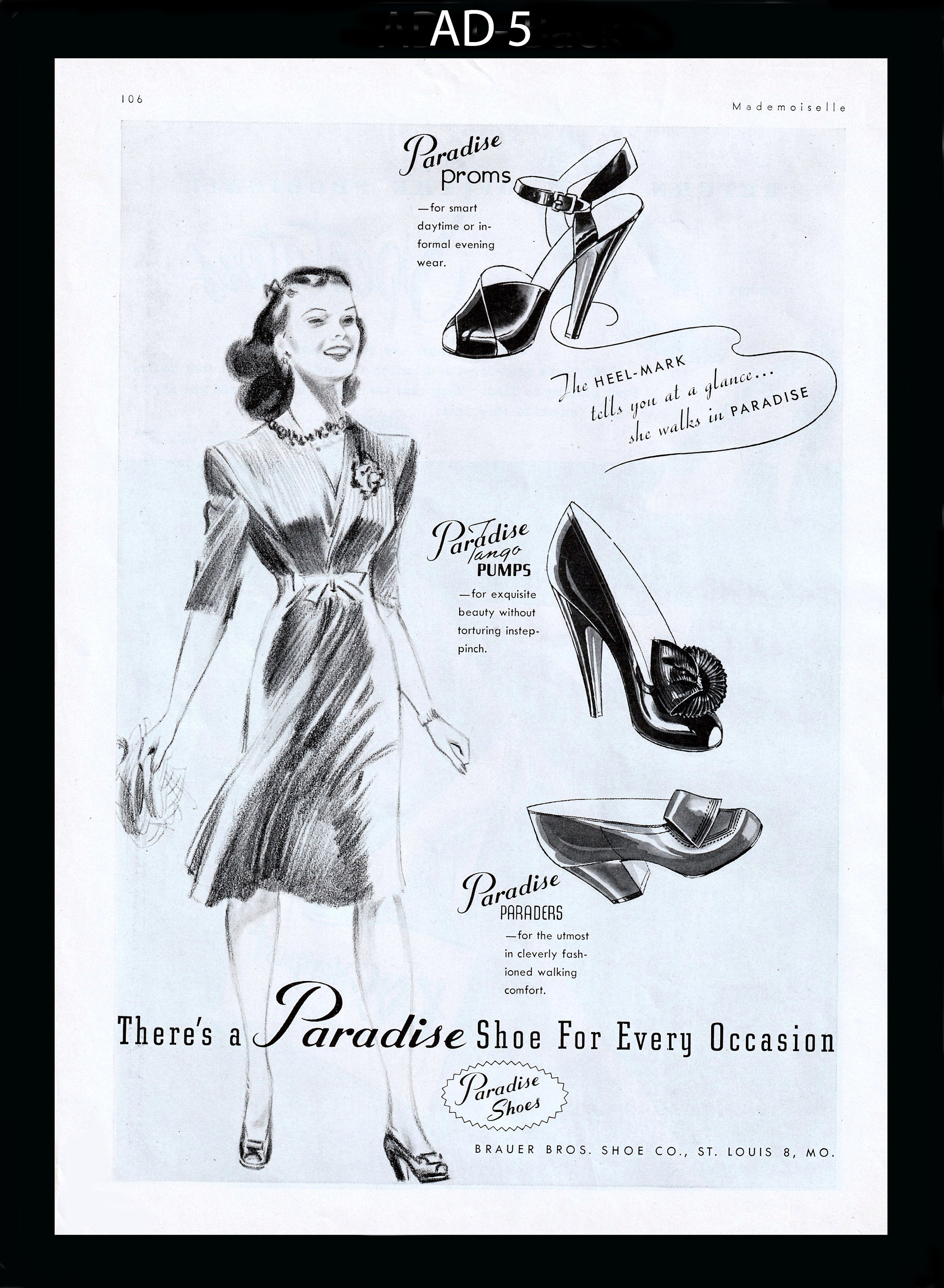 40s Old Advertising, you Choose, Mademoiselle Magazine Ads, Fashion ...