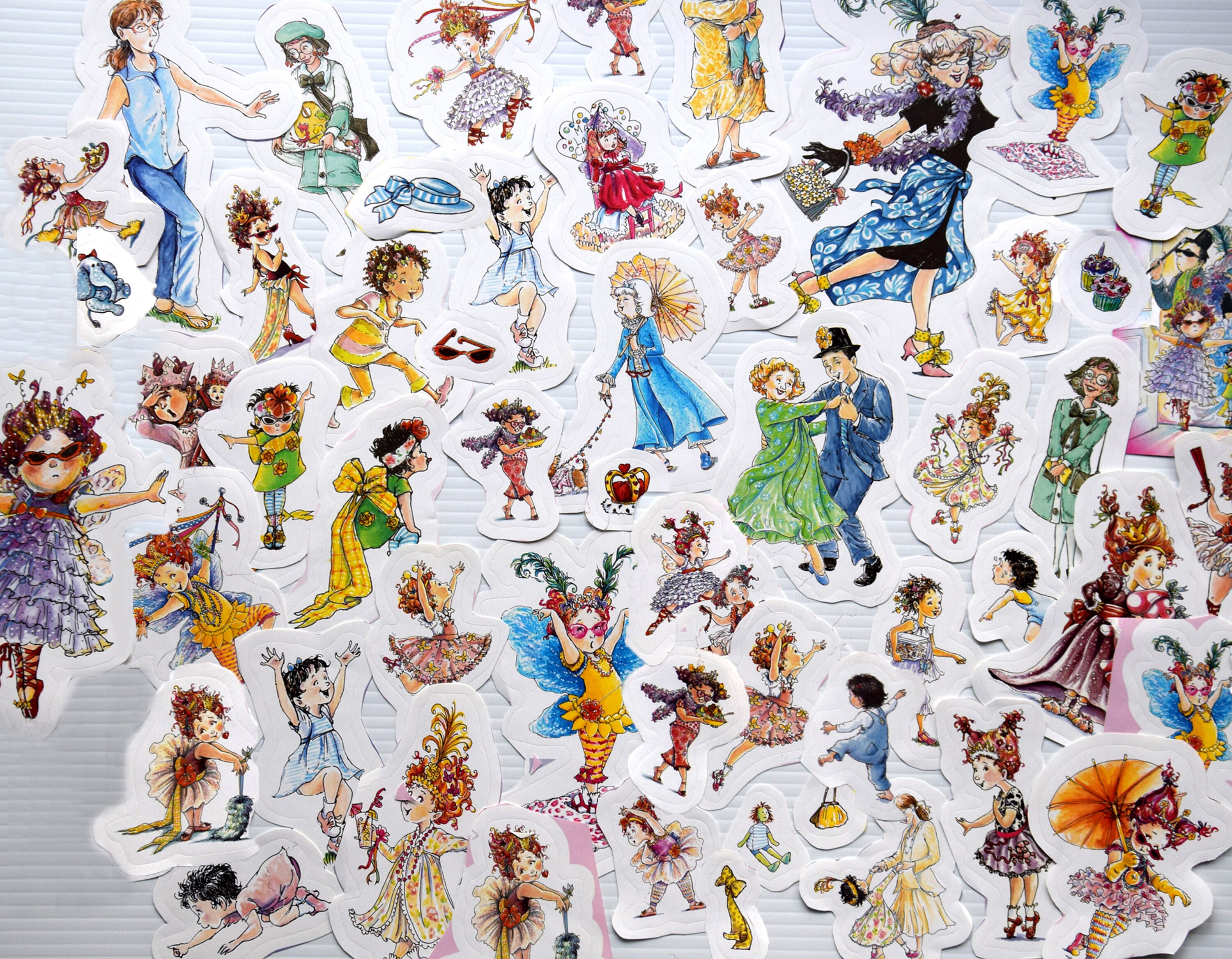 Vintage Fancy Nancy Stickers for Junk Journals and Scrapbooking ...