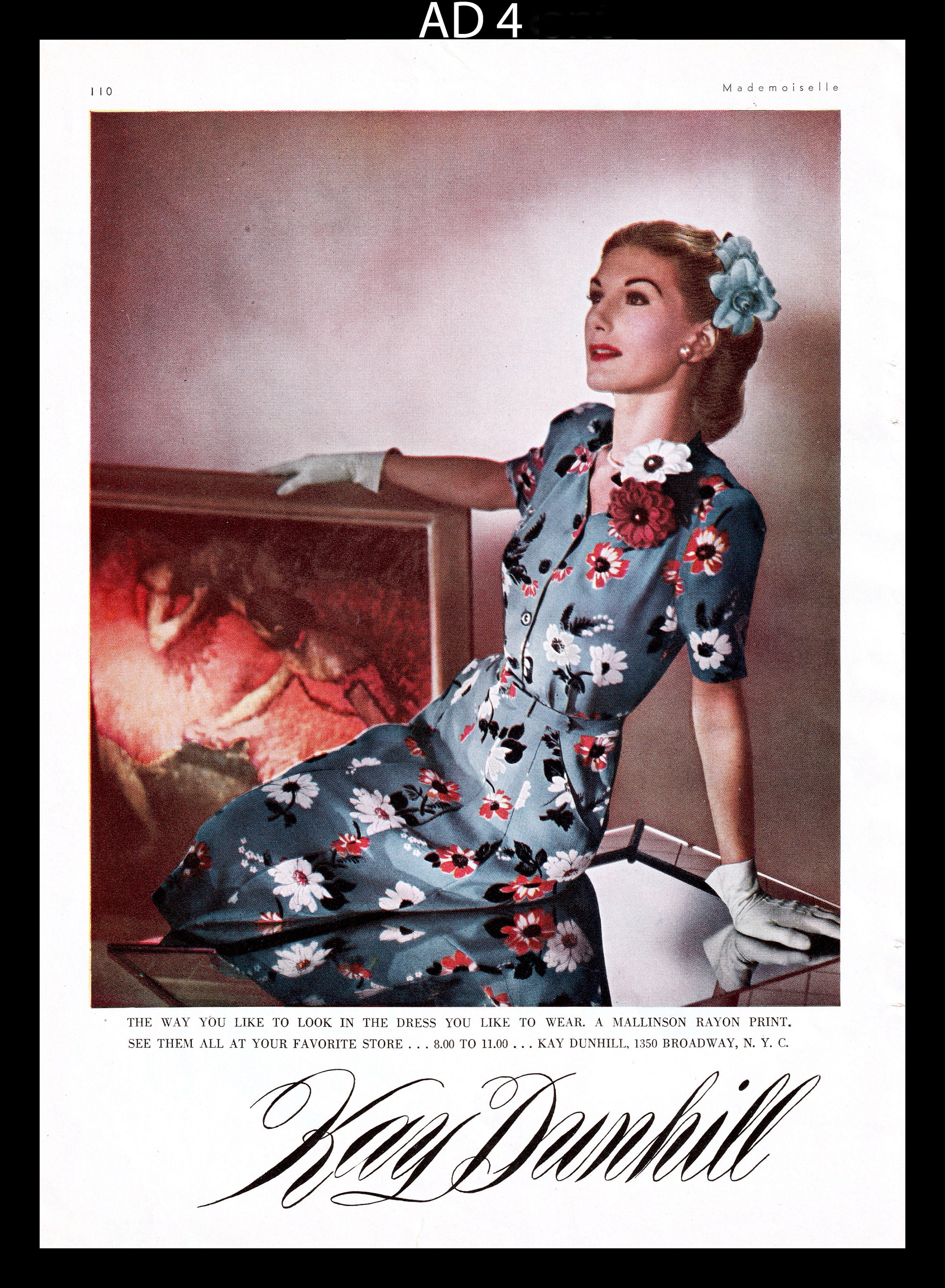 40s Old Advertising, you Choose, Mademoiselle Magazine Ads, Fashion ...