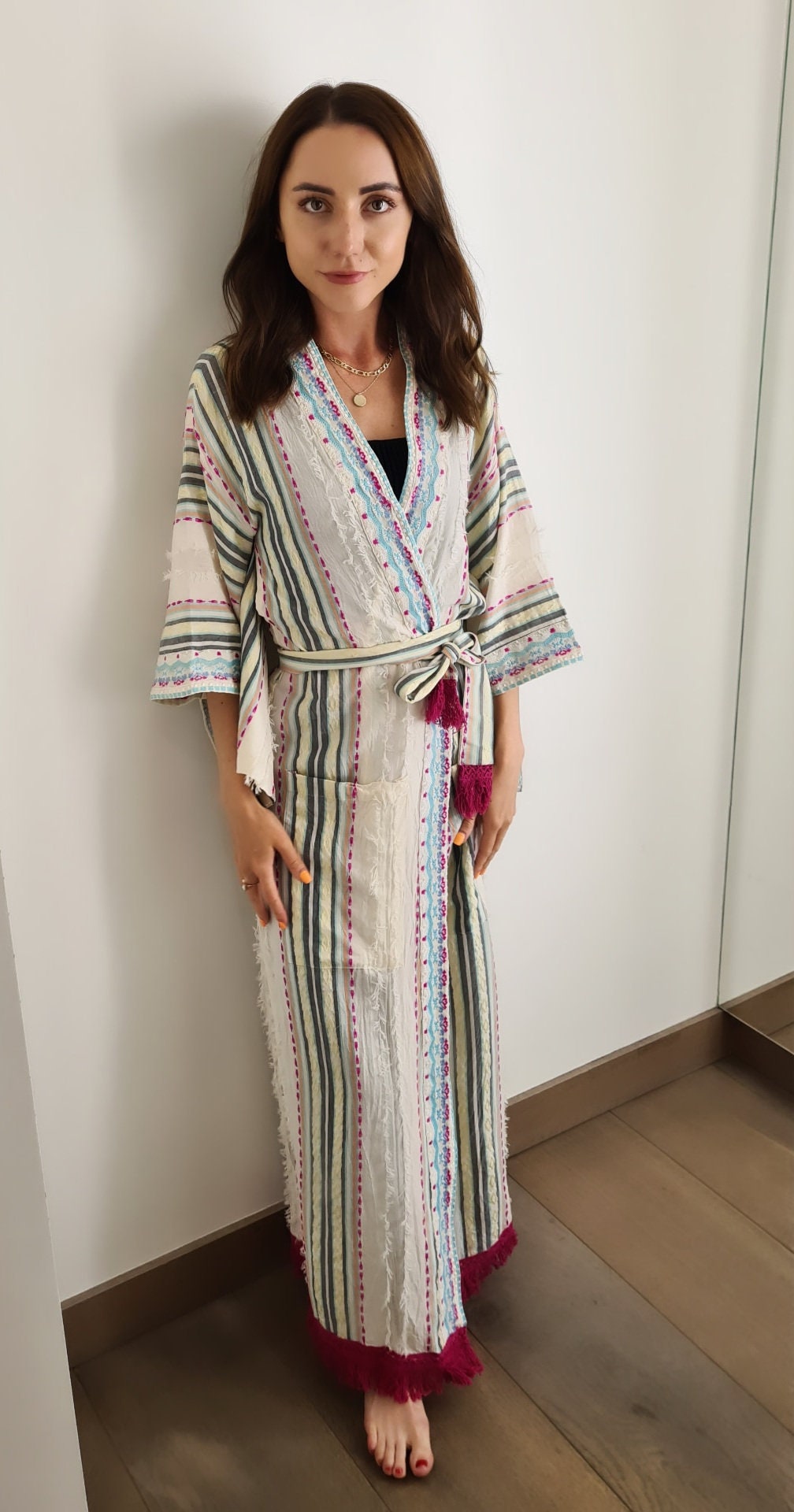 Oo-a-k Unique Kimono Design in Cream - Etsy