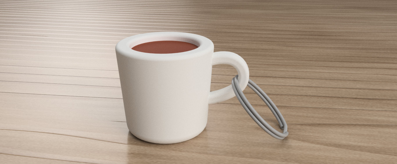 Coffee Cup Keychain digital Download 3D Print File - Etsy