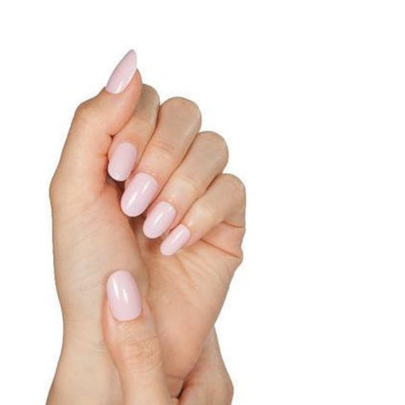 Light Pink Round Nails